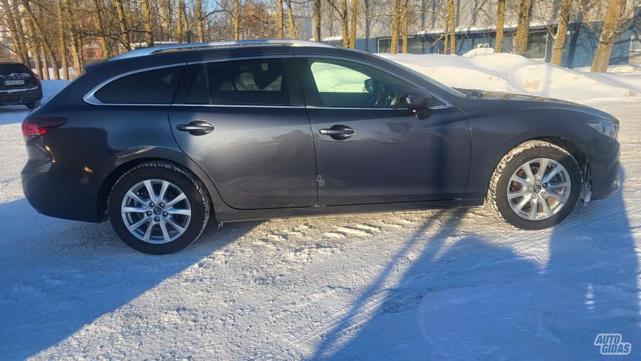 Pelēks Mazda 6 2013 Šauļi, ar dzinēja tilpumu 2.20 L un nobraukumu 275 tūkst. km par 5250 €, foto 4 vietnē AUTOMOTO.COM.LV