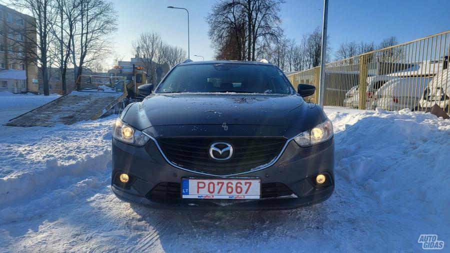 Pelēks Mazda 6 2013 Šauļi, ar dzinēja tilpumu 2.20 L un nobraukumu 275 tūkst. km par 5250 €, foto 14 vietnē AUTOMOTO.COM.LV