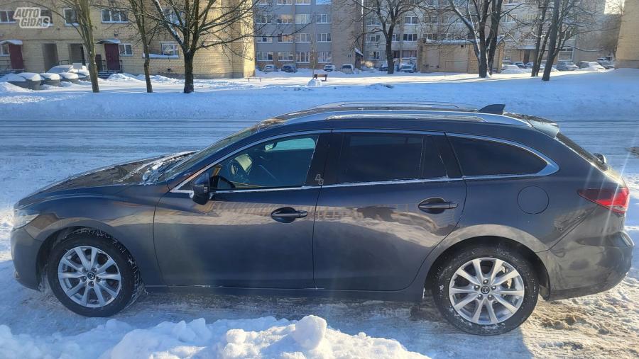 Pelēks Mazda 6 2013 Šauļi, ar dzinēja tilpumu 2.20 L un nobraukumu 275 tūkst. km par 5250 €, foto 16 vietnē AUTOMOTO.COM.LV