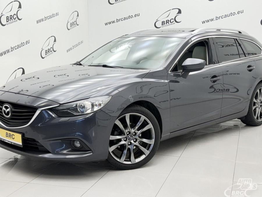 Grey Mazda 6 2013 in Avizieniai, with an engine capacity of 2.20 L and mileage of 224 thousand km for 7300 €, photo 1 on AUTOMOTO.COM.LV