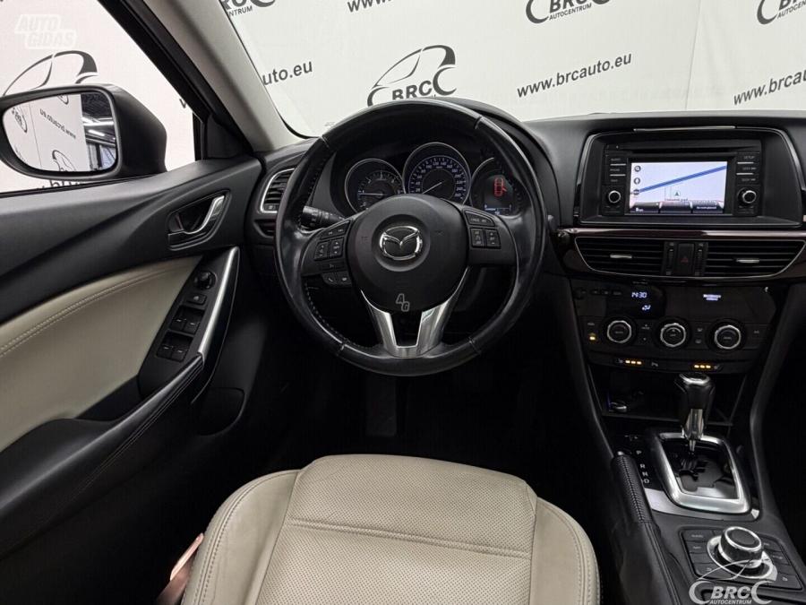 Grey Mazda 6 2013 in Avizieniai, with an engine capacity of 2.20 L and mileage of 224 thousand km for 7300 €, photo 15 on AUTOMOTO.COM.LV