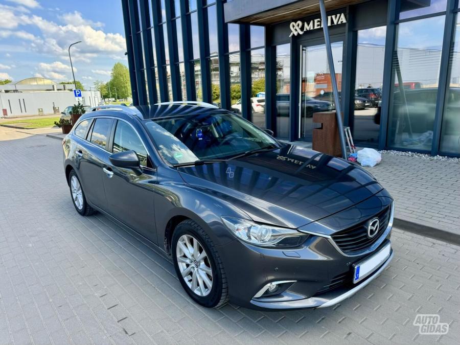 Grey Mazda 6 2013 in Kaunas, with an engine capacity of 2.20 L and mileage of 270 thousand km for 4999 €, photo 1 on AUTOMOTO.COM.LV