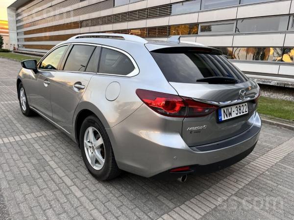 Pelēks Mazda 6 2013 Rīga, ar dzinēja tilpumu 2.20 L un nobraukumu 204 tūkst. km par 4690 €, foto 4 vietnē AUTOMOTO.COM.LV