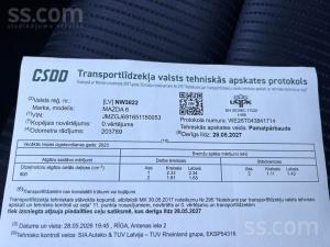Серый Мазда 6 2013 в Рига, объемом двигателя 2.20 л и пробегом 204 тыс. км за 4690 €, фото 19 на AUTOMOTO.COM.LV