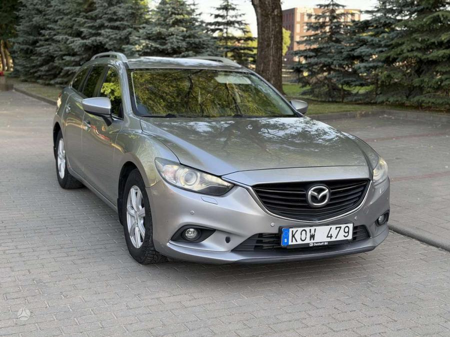 Grey Mazda 6 2013 in Klaipeda, with an engine capacity of 2.18 L and mileage of 224 thousand km for 3700 €, photo 3 on AUTOMOTO.COM.LV