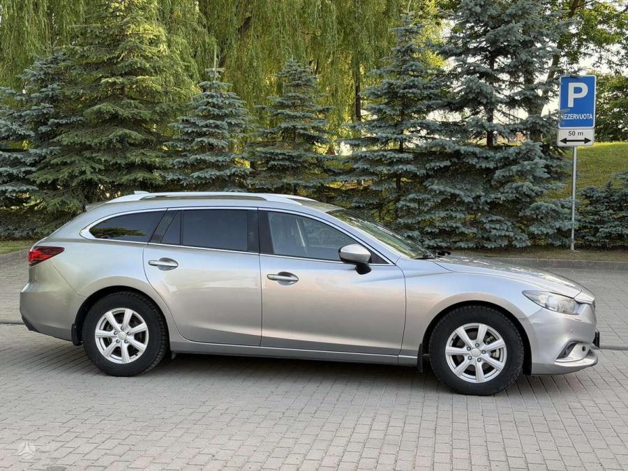 Grey Mazda 6 2013 in Klaipeda, with an engine capacity of 2.18 L and mileage of 224 thousand km for 3700 €, photo 5 on AUTOMOTO.COM.LV