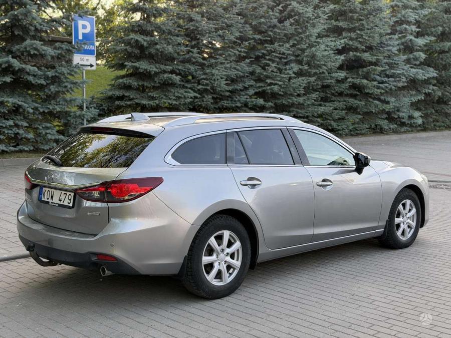 Grey Mazda 6 2013 in Klaipeda, with an engine capacity of 2.18 L and mileage of 224 thousand km for 3700 €, photo 6 on AUTOMOTO.COM.LV
