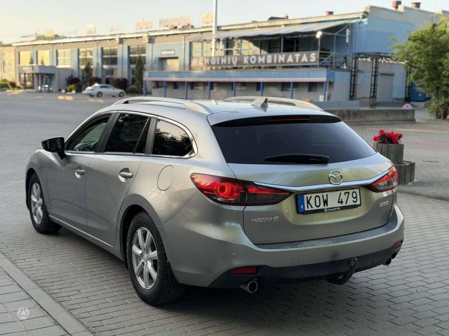 Grey Mazda 6 2013 in Klaipeda, with an engine capacity of 2.18 L and mileage of 224 thousand km for 3700 €, photo 7 on AUTOMOTO.COM.LV
