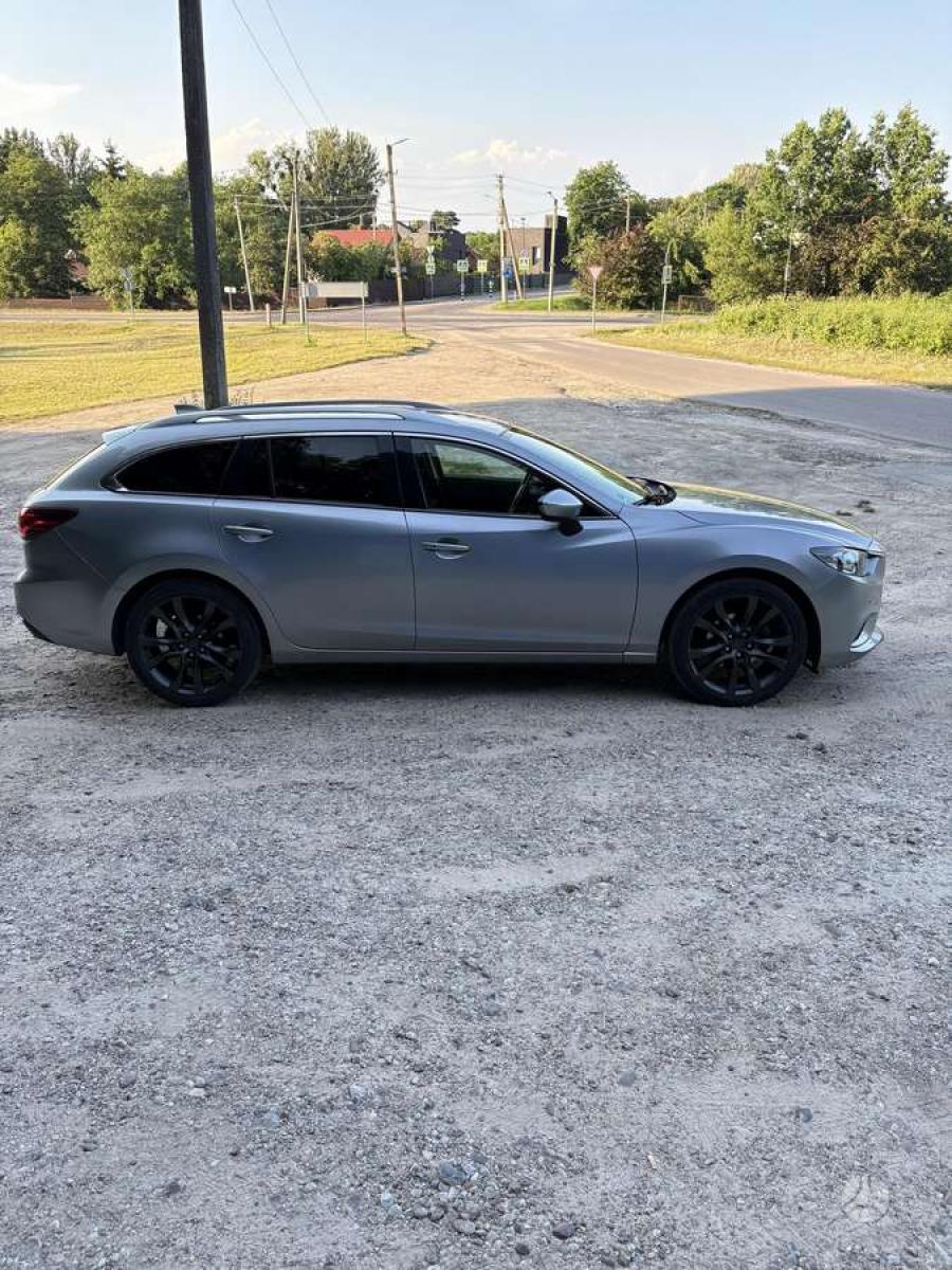 Pelēks Mazda 6 2013 Kauņa, ar dzinēja tilpumu 2.18 L un nobraukumu 218 tūkst. km par 3950 €, foto 4 vietnē AUTOMOTO.COM.LV