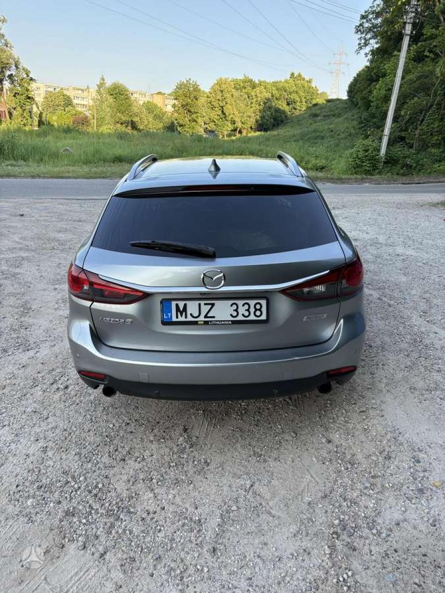 Pelēks Mazda 6 2013 Kauņa, ar dzinēja tilpumu 2.18 L un nobraukumu 218 tūkst. km par 3950 €, foto 6 vietnē AUTOMOTO.COM.LV