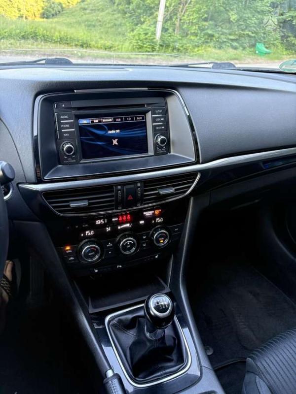 Pelēks Mazda 6 2013 Kauņa, ar dzinēja tilpumu 2.18 L un nobraukumu 218 tūkst. km par 3950 €, foto 9 vietnē AUTOMOTO.COM.LV