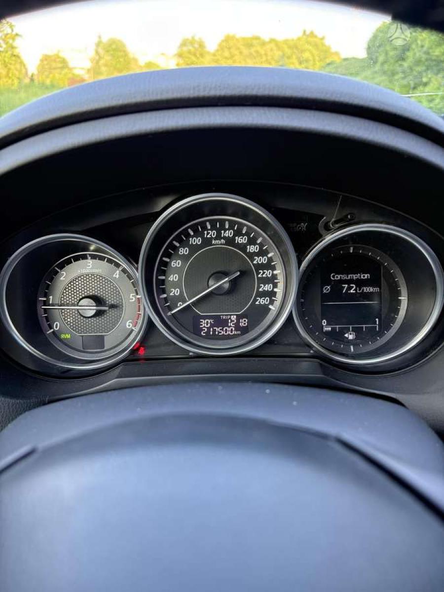 Pelēks Mazda 6 2013 Kauņa, ar dzinēja tilpumu 2.18 L un nobraukumu 218 tūkst. km par 3950 €, foto 12 vietnē AUTOMOTO.COM.LV
