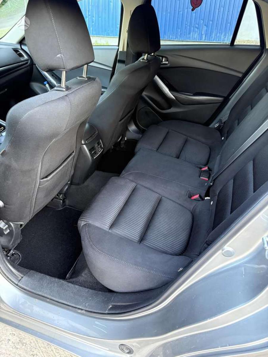 Pelēks Mazda 6 2013 Kauņa, ar dzinēja tilpumu 2.18 L un nobraukumu 218 tūkst. km par 3950 €, foto 15 vietnē AUTOMOTO.COM.LV