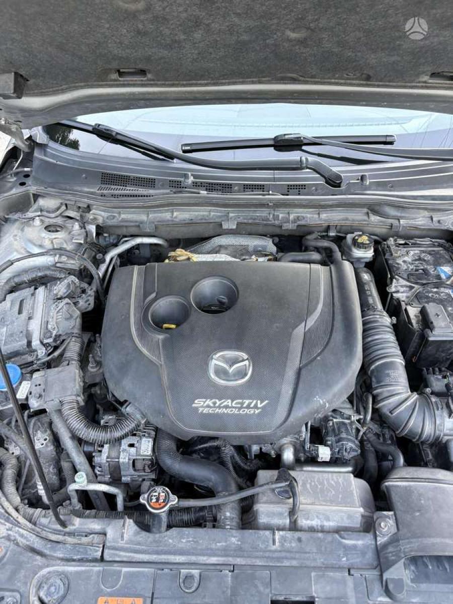 Pelēks Mazda 6 2013 Kauņa, ar dzinēja tilpumu 2.18 L un nobraukumu 218 tūkst. km par 3950 €, foto 18 vietnē AUTOMOTO.COM.LV