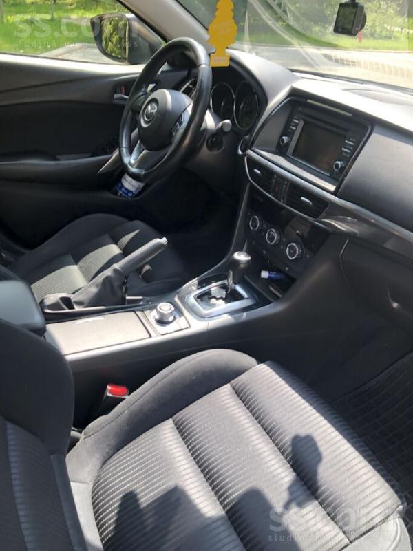Pelēks Mazda 6 2013 Saldus, ar dzinēja tilpumu 2.20 L un nobraukumu 285 tūkst. km par 6190 €, foto 7 vietnē AUTOMOTO.COM.LV