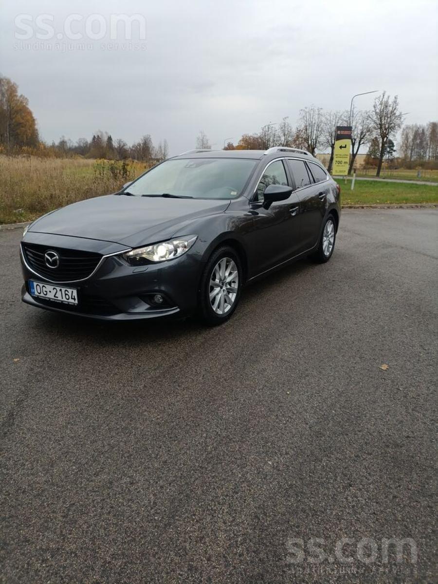 Grey Mazda 6 2013 in Aizkraukle, with an engine capacity of 2.20 L and mileage of 260 thousand km for 7000 €, photo 4 on AUTOMOTO.COM.LV