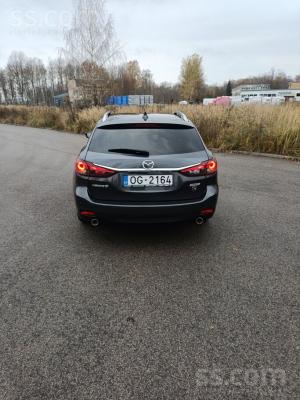 Grey Mazda 6 2013 in Aizkraukle, with an engine capacity of 2.20 L and mileage of 260 thousand km for 7000 €, photo 6 on AUTOMOTO.COM.LV