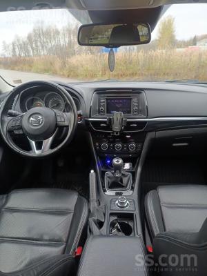 Grey Mazda 6 2013 in Aizkraukle, with an engine capacity of 2.20 L and mileage of 260 thousand km for 7000 €, photo 12 on AUTOMOTO.COM.LV