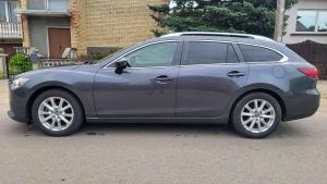Grey Mazda 6 2013 in Siauliai, with an engine capacity of 2.20 L and mileage of 285 thousand km for 4750 €, photo 6 on AUTOMOTO.COM.LV