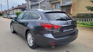 Grey Mazda 6 2013 in Siauliai, with an engine capacity of 2.20 L and mileage of 285 thousand km for 4750 €, photo 10 on AUTOMOTO.COM.LV