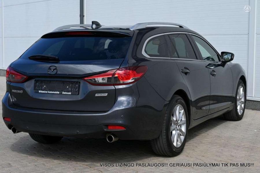 Pelēks Mazda 6 2013 Kretinga, ar dzinēja tilpumu 2.18 L un nobraukumu 207 tūkst. km par 5899 €, foto 8 vietnē AUTOMOTO.COM.LV