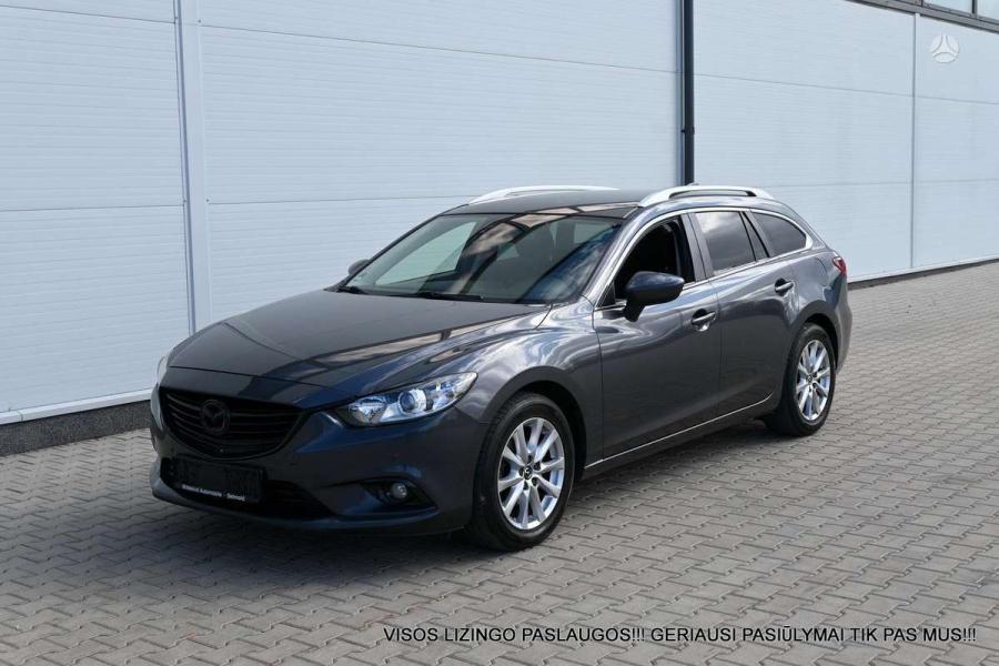 Pelēks Mazda 6 2013 Kretinga, ar dzinēja tilpumu 2.18 L un nobraukumu 207 tūkst. km par 5899 €, foto 14 vietnē AUTOMOTO.COM.LV
