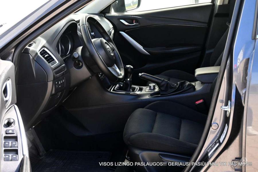 Pelēks Mazda 6 2013 Kretinga, ar dzinēja tilpumu 2.18 L un nobraukumu 207 tūkst. km par 5899 €, foto 16 vietnē AUTOMOTO.COM.LV