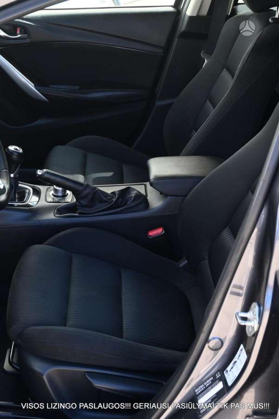 Pelēks Mazda 6 2013 Kretinga, ar dzinēja tilpumu 2.18 L un nobraukumu 207 tūkst. km par 5899 €, foto 17 vietnē AUTOMOTO.COM.LV