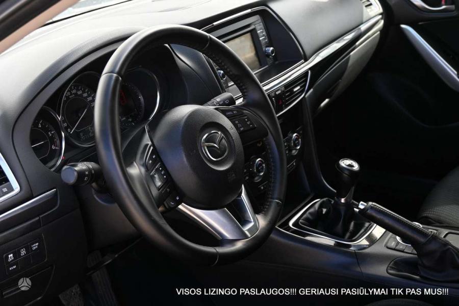 Pelēks Mazda 6 2013 Kretinga, ar dzinēja tilpumu 2.18 L un nobraukumu 207 tūkst. km par 5899 €, foto 19 vietnē AUTOMOTO.COM.LV