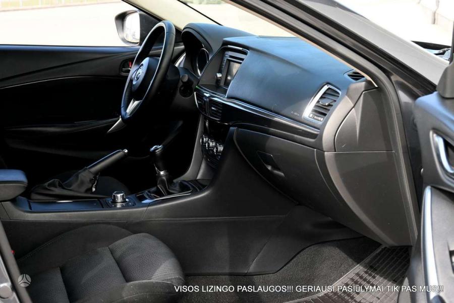Pelēks Mazda 6 2013 Kretinga, ar dzinēja tilpumu 2.18 L un nobraukumu 207 tūkst. km par 5899 €, foto 23 vietnē AUTOMOTO.COM.LV