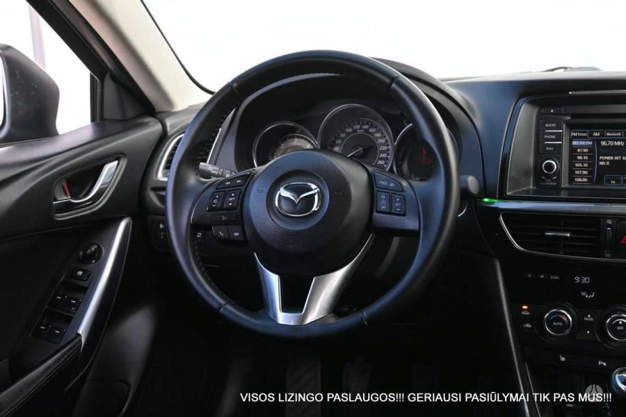 Pelēks Mazda 6 2013 Kretinga, ar dzinēja tilpumu 2.18 L un nobraukumu 207 tūkst. km par 5899 €, foto 26 vietnē AUTOMOTO.COM.LV