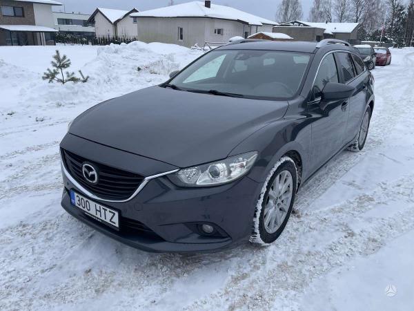 Pelēks Mazda 6 2014 Viļņa, ar dzinēja tilpumu 2.20 L un nobraukumu 179 tūkst. km par 5350 €, foto 1 vietnē AUTOMOTO.COM.LV