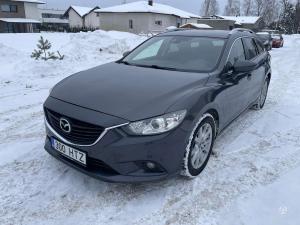 Grey Mazda 6 2014 in Vilnius, with an engine capacity of 2.20 L and mileage of 179 thousand km for 5350 €, photo  on AUTOMOTO.COM.LV