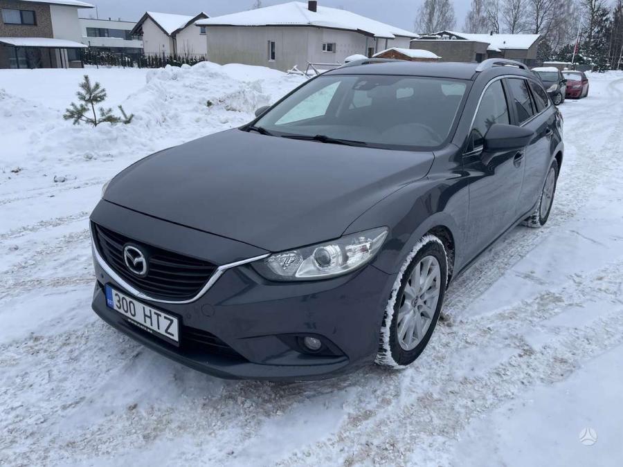 Grey Mazda 6 2014 in Vilnius, with an engine capacity of 2.20 L and mileage of 179 thousand km for 5350 €, photo 1 on AUTOMOTO.COM.LV