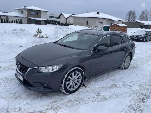 Pelēks Mazda 6 2014 Viļņa, ar dzinēja tilpumu 2.20 L un nobraukumu 179 tūkst. km par 5350 €, foto 2 vietnē AUTOMOTO.COM.LV