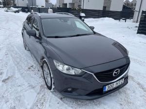 Grey Mazda 6 2014 in Vilnius, with an engine capacity of 2.20 L and mileage of 179 thousand km for 5350 €, photo 3 on AUTOMOTO.COM.LV