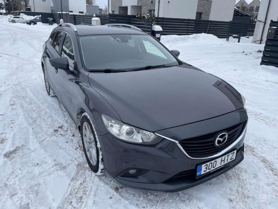 Grey Mazda 6 2014 in Vilnius, with an engine capacity of 2.20 L and mileage of 179 thousand km for 5350 €, photo 3 on AUTOMOTO.COM.LV