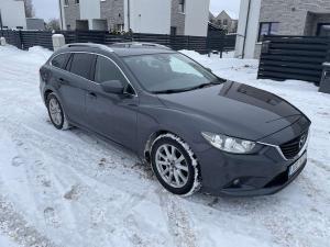Grey Mazda 6 2014 in Vilnius, with an engine capacity of 2.20 L and mileage of 179 thousand km for 5350 €, photo 4 on AUTOMOTO.COM.LV