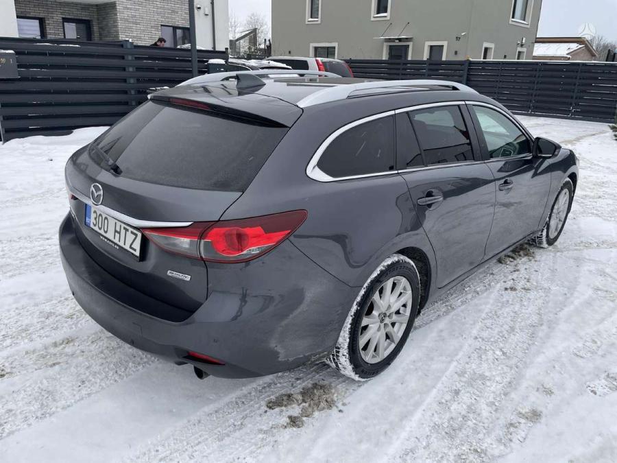 Grey Mazda 6 2014 in Vilnius, with an engine capacity of 2.20 L and mileage of 179 thousand km for 5350 €, photo 7 on AUTOMOTO.COM.LV
