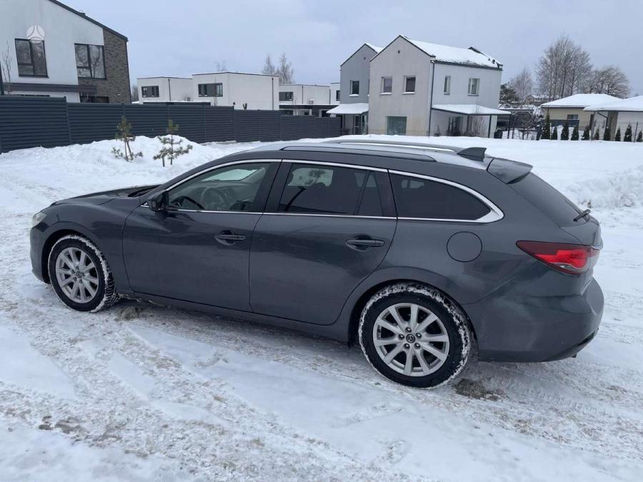 Grey Mazda 6 2014 in Vilnius, with an engine capacity of 2.20 L and mileage of 179 thousand km for 5350 €, photo 10 on AUTOMOTO.COM.LV