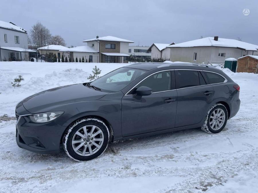 Grey Mazda 6 2014 in Vilnius, with an engine capacity of 2.20 L and mileage of 179 thousand km for 5350 €, photo 11 on AUTOMOTO.COM.LV