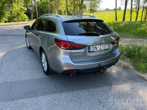 Grey Mazda 6 2014 in Riga, with an engine capacity of 2.20 L and mileage of 214 thousand km for 7650 €, photo 4 on AUTOMOTO.COM.LV