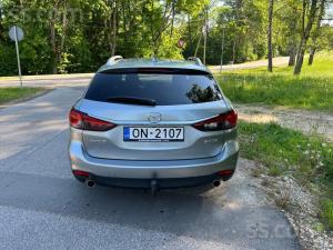 Grey Mazda 6 2014 in Riga, with an engine capacity of 2.20 L and mileage of 214 thousand km for 7650 €, photo 5 on AUTOMOTO.COM.LV