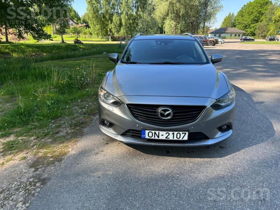 Grey Mazda 6 2014 in Riga, with an engine capacity of 2.20 L and mileage of 214 thousand km for 7650 €, photo 11 on AUTOMOTO.COM.LV