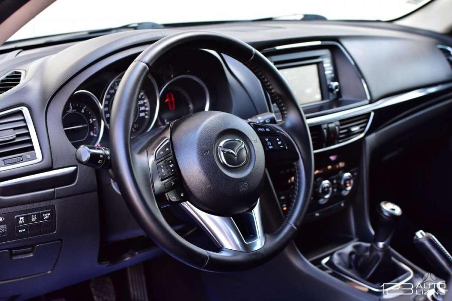 Grey Mazda 6 2014 in Kretinga, with an engine capacity of 2.20 L and mileage of 259 thousand km for 4999 €, photo 26 on AUTOMOTO.COM.LV