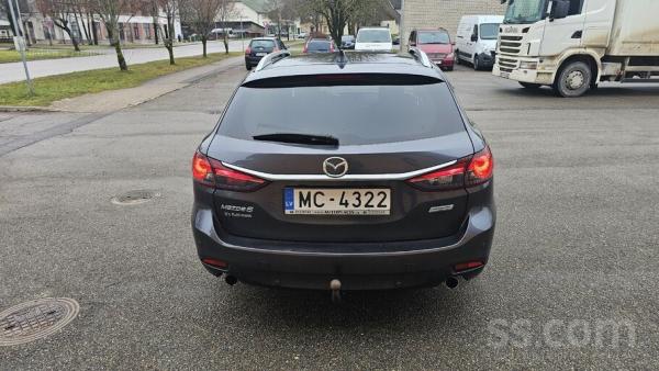 Pelēks Mazda 6 2015 Limbaži, ar dzinēja tilpumu 2.20 L un nobraukumu 135 tūkst. km par 7550 €, foto 6 vietnē AUTOMOTO.COM.LV