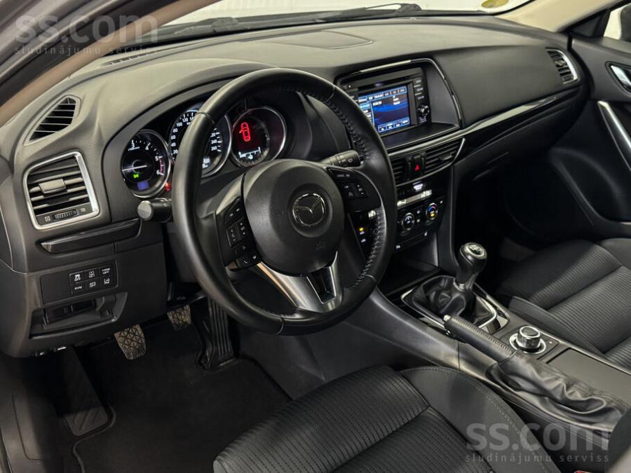 Grey Mazda 6 2015 in Jurmala, with an engine capacity of 2.20 L and mileage of 217 thousand km for 6850 €, photo 15 on AUTOMOTO.COM.LV