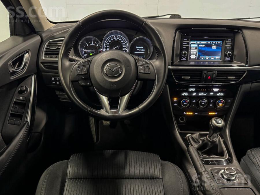 Grey Mazda 6 2015 in Jurmala, with an engine capacity of 2.20 L and mileage of 217 thousand km for 6850 €, photo 22 on AUTOMOTO.COM.LV