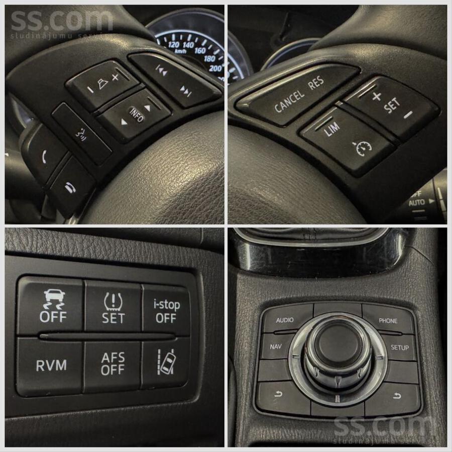 Grey Mazda 6 2015 in Jurmala, with an engine capacity of 2.20 L and mileage of 217 thousand km for 6850 €, photo 27 on AUTOMOTO.COM.LV