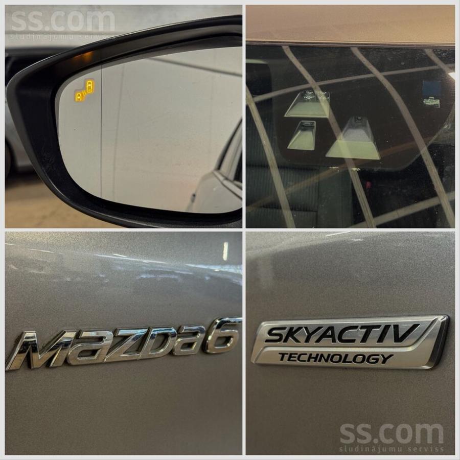 Grey Mazda 6 2015 in Jurmala, with an engine capacity of 2.20 L and mileage of 217 thousand km for 6850 €, photo 29 on AUTOMOTO.COM.LV